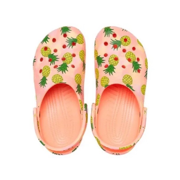 CROCS | Shoes | Crocs Pineapple Women Sz 8 Or 9 Classic Retro Resort ...